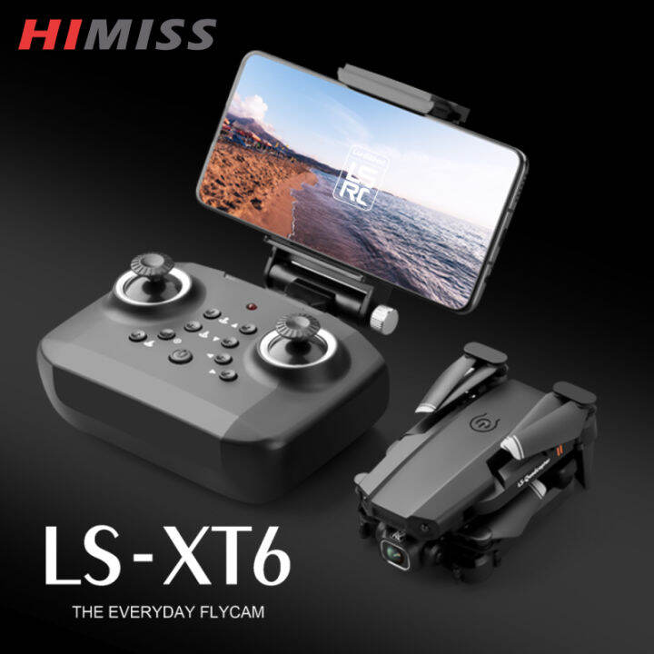 HIMISS RC LS-XT6 Mini Drone 4K Aerial Folding Long-Endurance UAV Dual ...