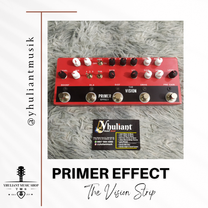 Primer Effek Strip The Vision Analog Pedal Efek Gitar | Lazada Indonesia