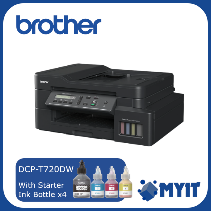 Brother DCP-T720DW Wireless Inkjet Printer All in One Wifi Print Scan ...