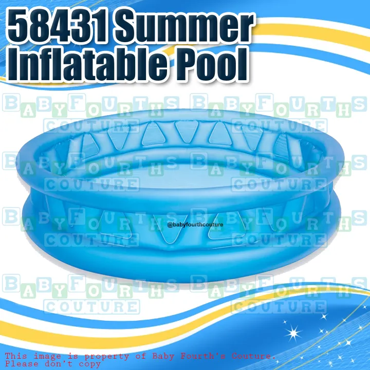 Soft Side Pool Inflatable Swim Pool for Kids 58431 | Lazada PH