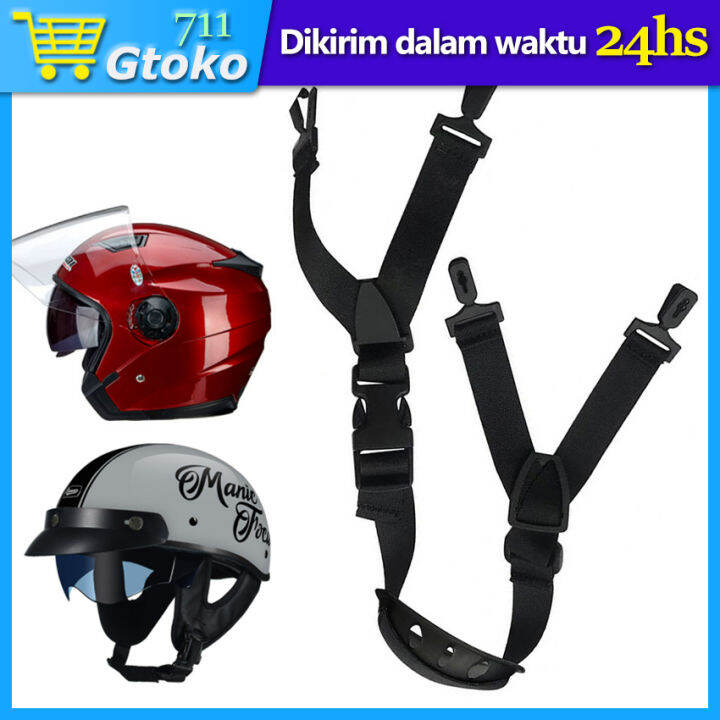 Helmet Strap Motor Universal Tali Helm Motor Pelindung Tetap Elastis ...