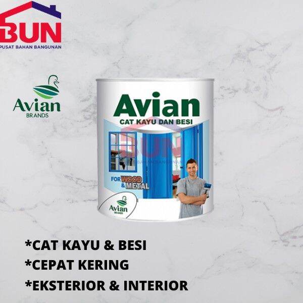 AVIAN BRANDS CAT KAYU DAN BESI 1 KG (KALENG) 41-60 | Lazada Indonesia