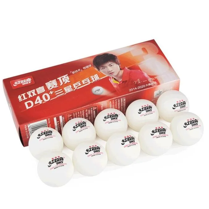 Bola Pingpong Atau Bola Tenis Meja DHS 3 STAR - Plastic 40+ [ isi 10 ] | Lazada Indonesia