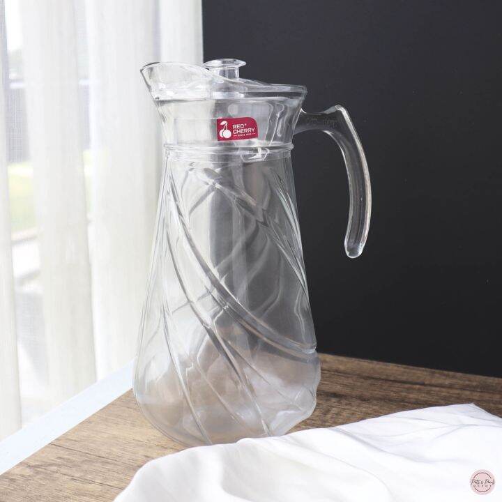 Hot gvx8r1d Red Cherry Glass Pitcher | Lazada PH