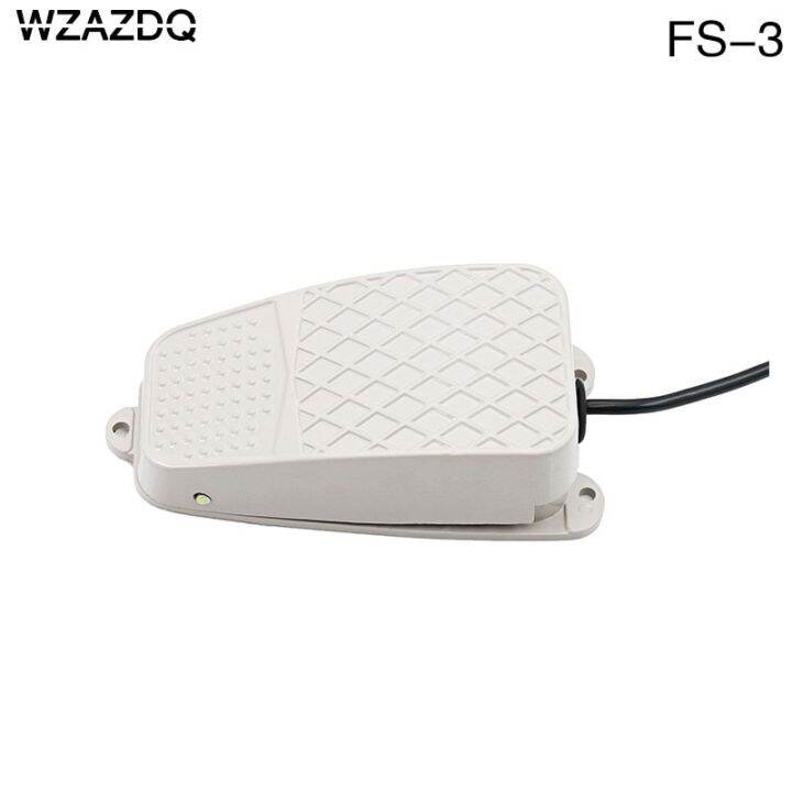 WZAZDQ Foot Switch FS-3 Foot Switch Iron Self-Reset Power Supply Foot ...