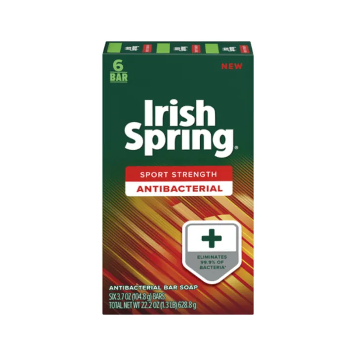 Irish Spring Sports Strength Antibacterial 6 Bar | Lazada PH