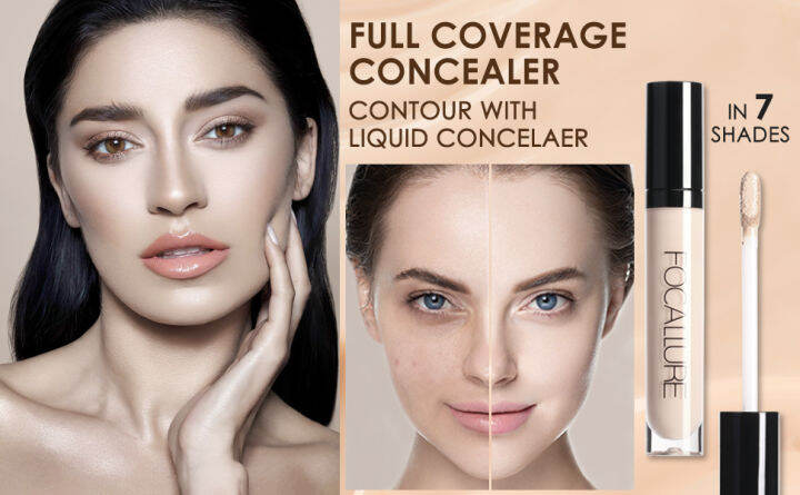 FOCALLURE Acne Marks Concealer Cover up Spots Face Brighten Contour ...