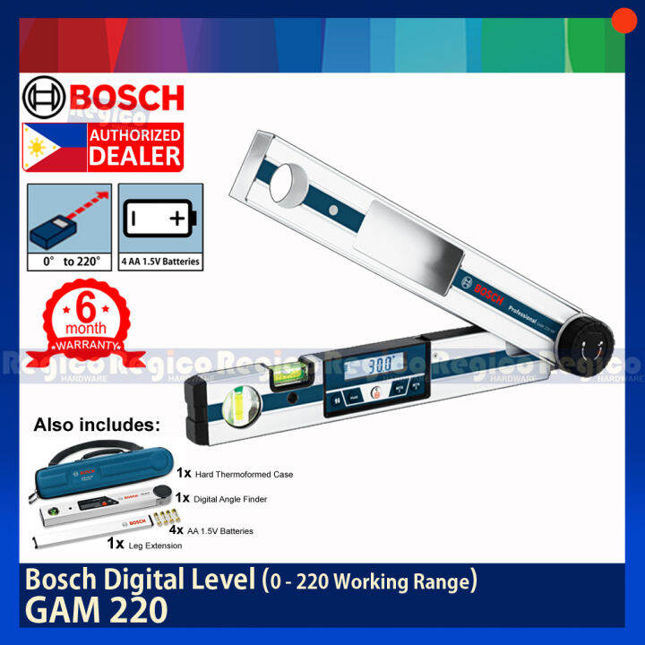 BOSCH GAM 220 Digital Level 0-220 Degree Bosch Measuring Regico ...