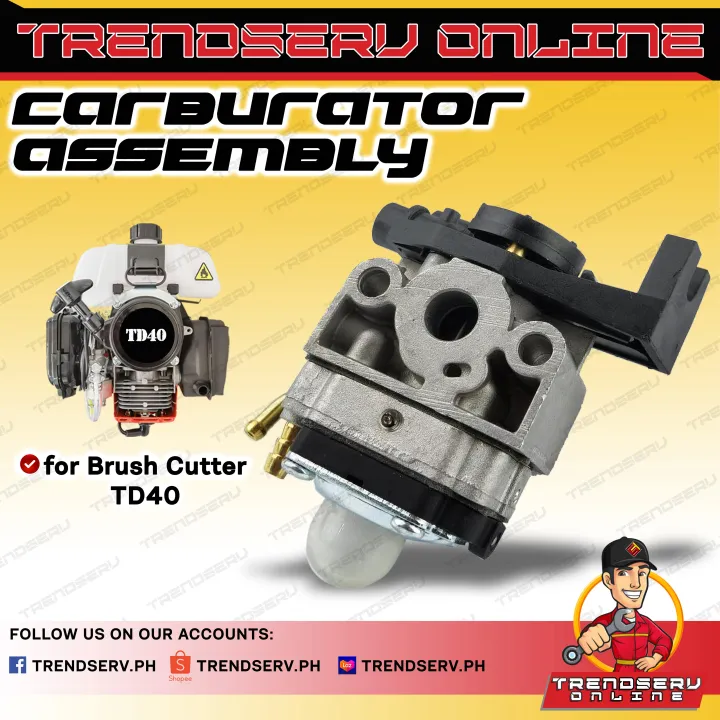 CARBURATOR ASSEMBLY FOR BRUSH CUTTER TD40 TRENDSERV | Lazada PH