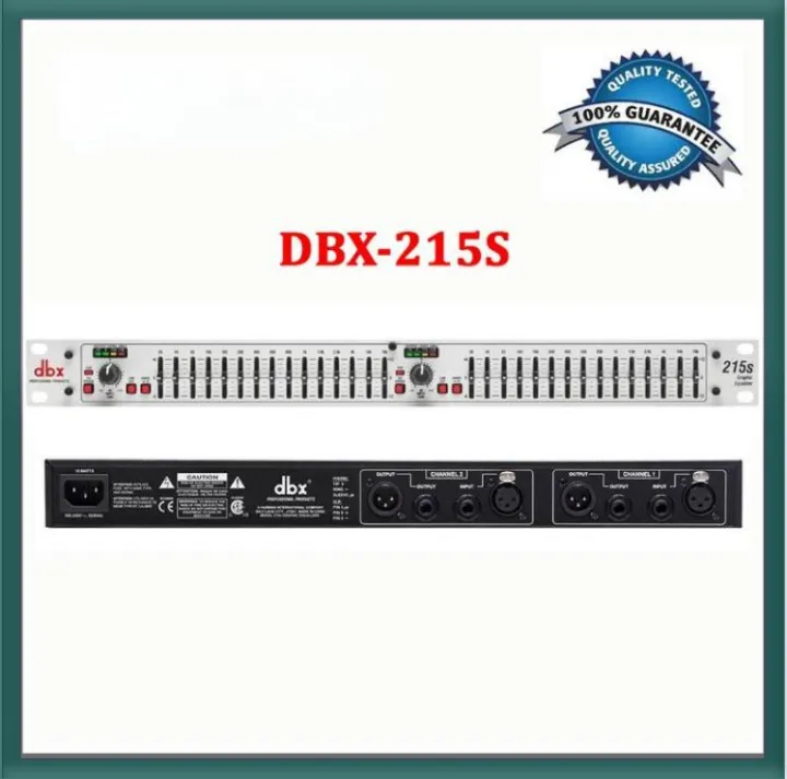 Original DBX 215S Dual Channel 15-Band Graphic Equalizer | Lazada PH