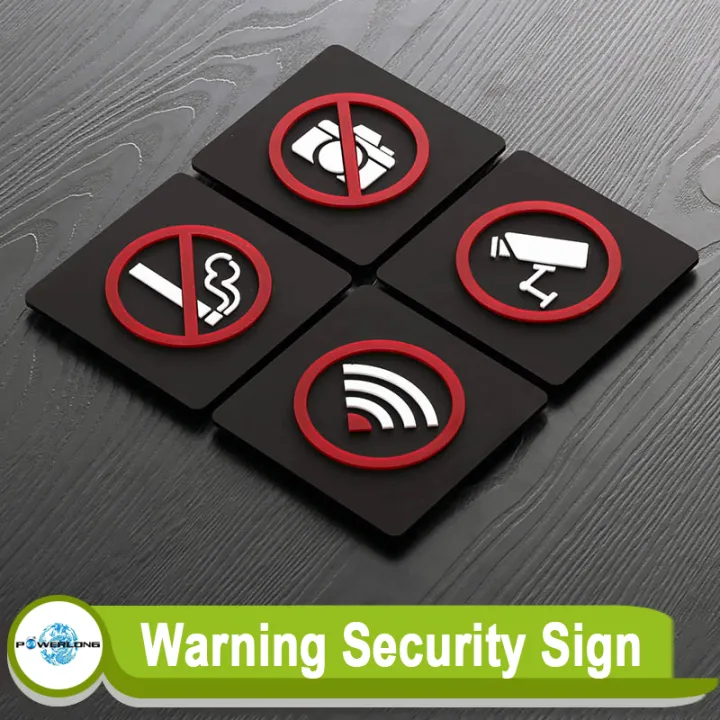 Powerlong PH Hotel Restaurant Acrylic Reminder Sign Office Self ...