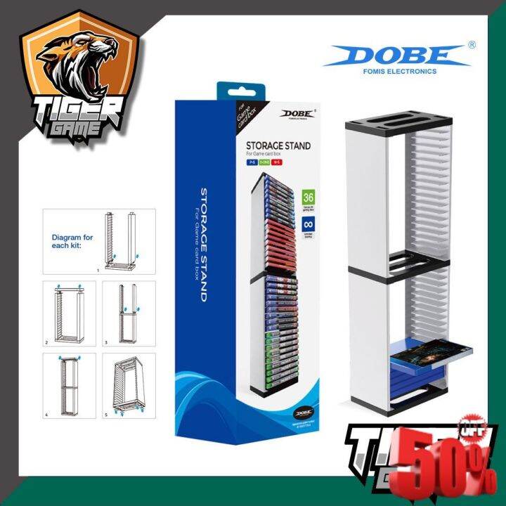 Dobe ชั้นเก็บแผ่นเกมส์ 36 แผ่น (Dobe Storage Stand for Game Card Box ...