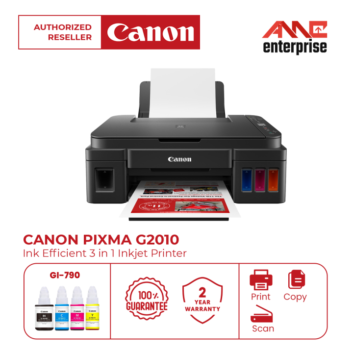 CANON PIXMA G2010 Ink Efficient 3 In 1 Inkjet Printer | Lazada