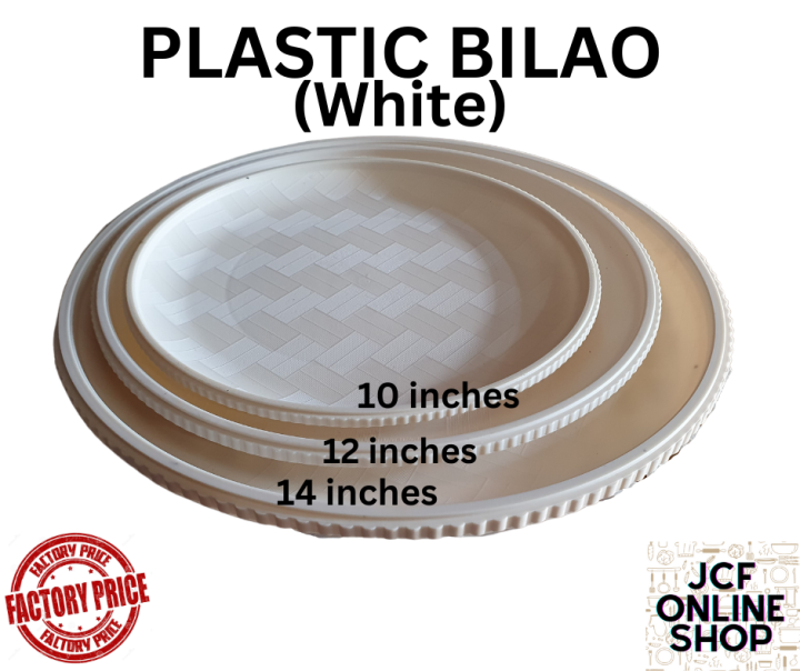 JCF Online Shop | PLASTIC BILAO White 1pc Size 10,12,14 inches | High ...