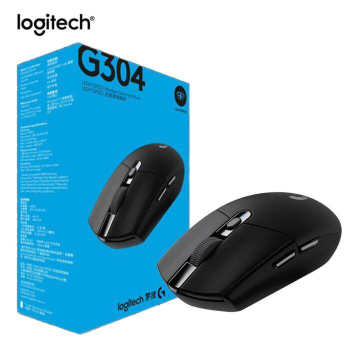 Logitech G304 LIGHTSPEED Wireless Gaming Mouse 2.4G Wireless HERO Engine 12000DPI For LOL PUBG ...