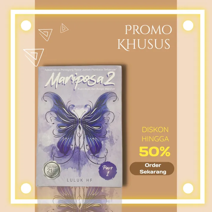 Novel Mariposa 2 Part 1 by Luluk HF | Lazada Indonesia