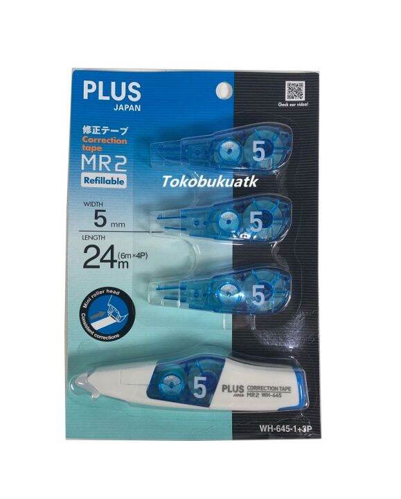 Tip Ex Kertas Plus WH-645 dan refill | Lazada Indonesia