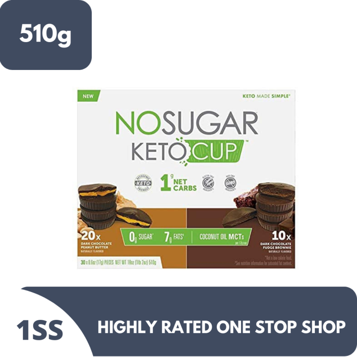 No Sugar Keto Cups 510g | Lazada PH
