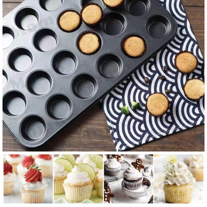 24holes cake mold,baking pan,cake molding,bakeware,non-stick,pan,tray ...