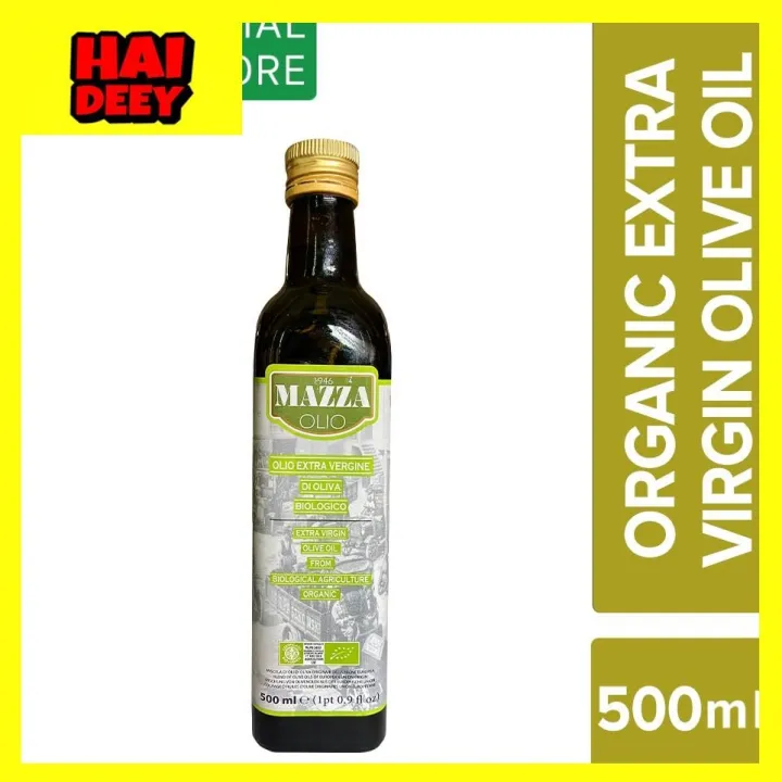 Haideey Mazza Organic Extra Virgin Olive Oil 500ml (Cold Pressed ...
