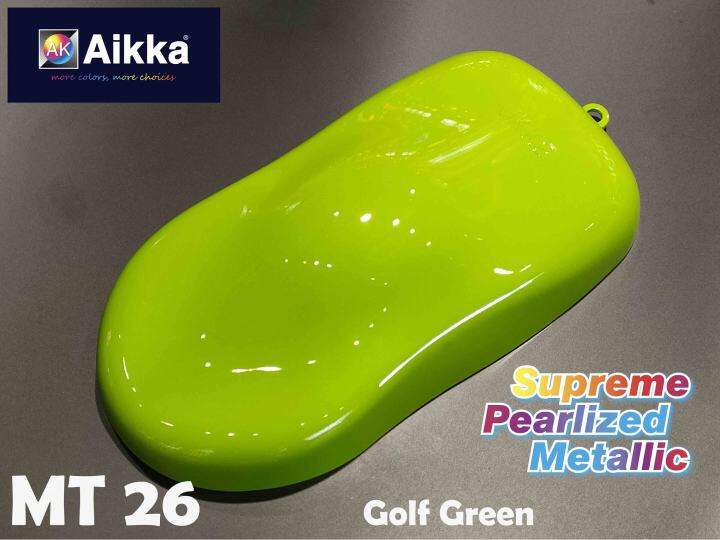 AIKKA MT26 GOLF GREEN SUPREME METALLIC 2K PAINT | Lazada