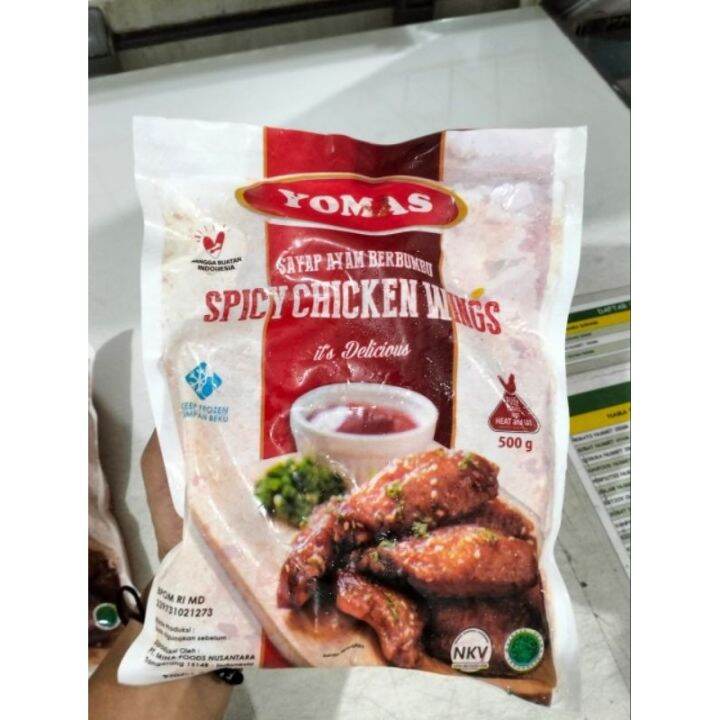 Yomas Spicy Chicken Wings 500 gram | Lazada Indonesia