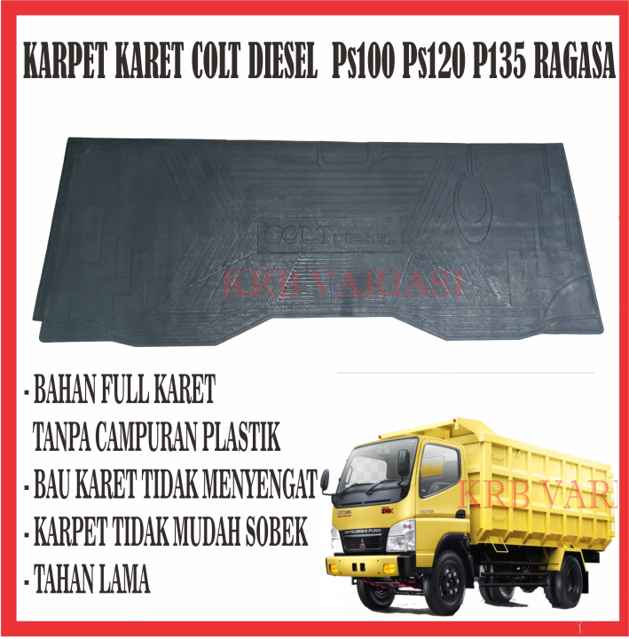 Karpet Karet Mitsubishi Colt Diesel Canter PS100 PS120 PS135 RAGASA | Lazada Indonesia