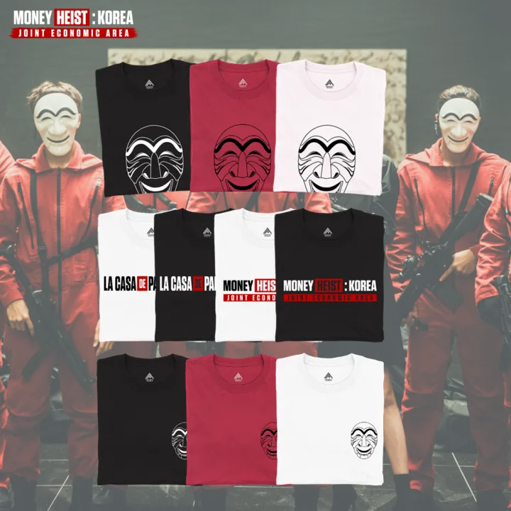 Money Heist Korea Shirt - Joint Economic Area - Hahoetal Mask Tees ...