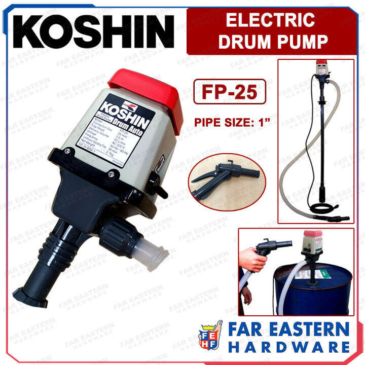 KOSHIN Electric Drum Pump FP-25 | Lazada PH