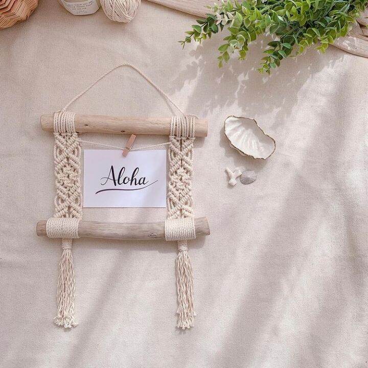 BINGKAI FOTO MACRAME-MACRAME BINGKAI FOTO-macrame foto 3R-HIASAN ...