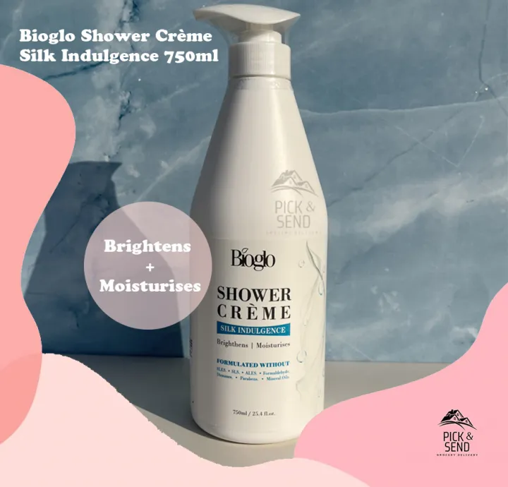Cosway Bioglo Shower Crème Silk Indulgence 750ML Bodywash Sabun Mandi ...