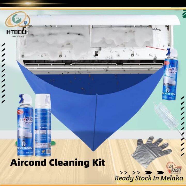 【HTOOLH】Aircond Cleaning Kit Set With Aircond Cleaning Bag Cover and ...