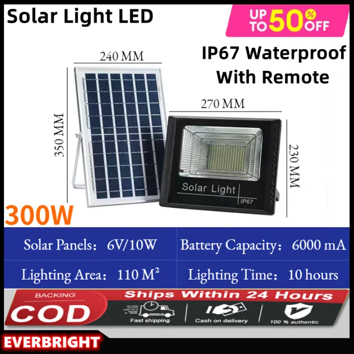 Solar Light LED 300watts LED solar light with panel Solar Lights NEW ...