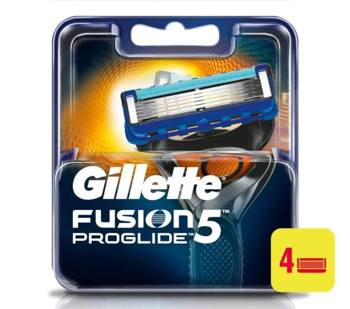 Gillette Fusion5 Proglide razor blade refills, 4 count | Lazada