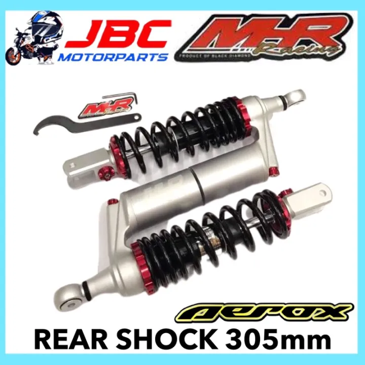 MHR Racing Motorcycle Rear Shock with Tank 305mm Aerox Aerox155 | Lazada PH