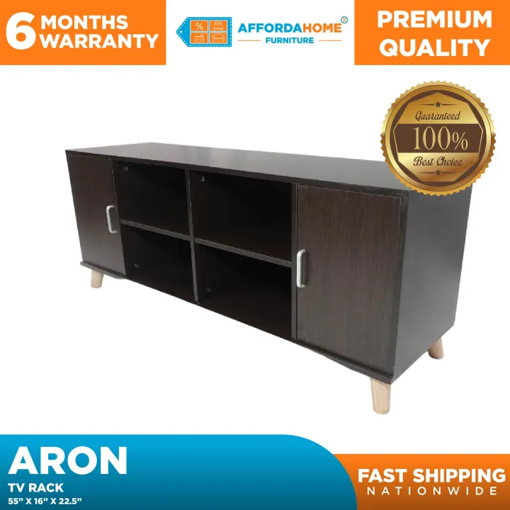 Aron TV Rack TV Stand Storage Cabinet Entertainment | Lazada PH