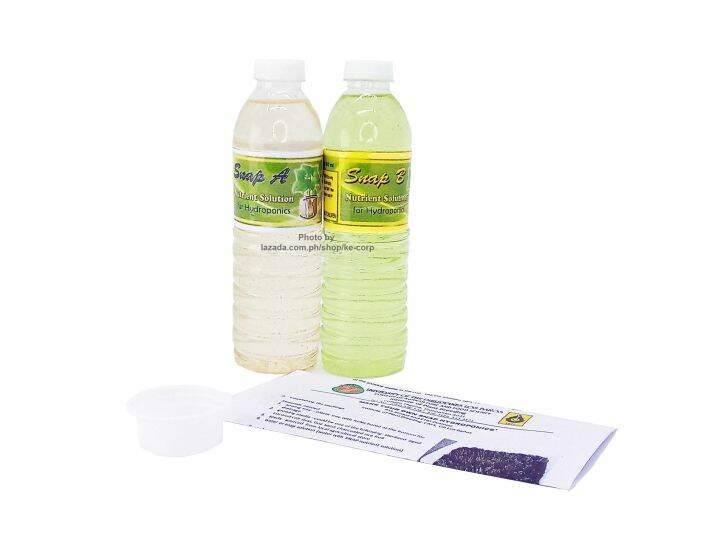 Snap Hydroponics Nutrient Solution 500ml Set A&B Fertilizer | Lazada PH