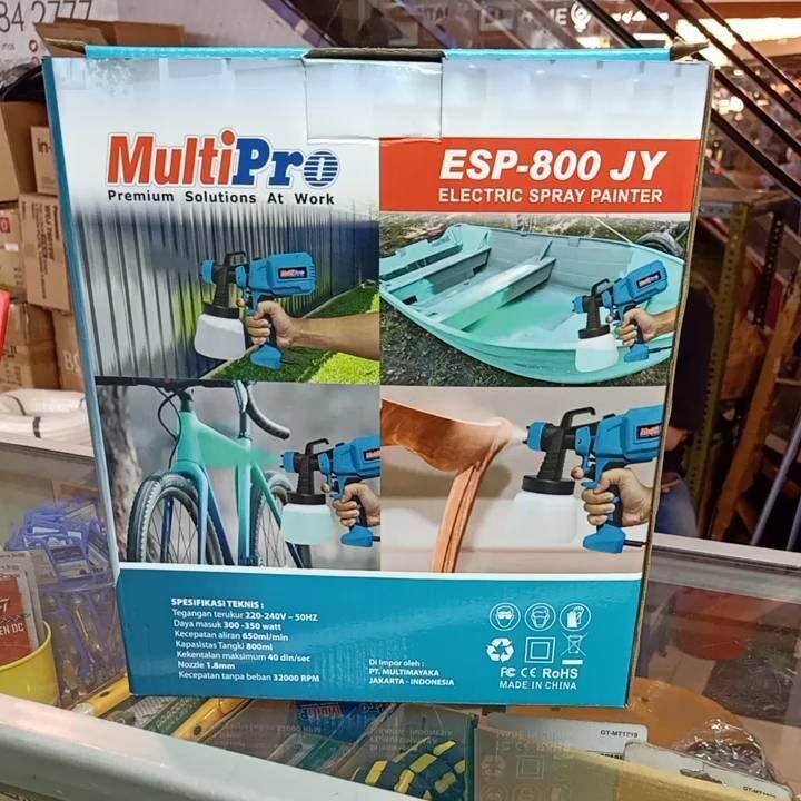 Spray gun cat listrik MULTIPRO ESP-800 JY Electric spray painter ESP800JY | Lazada Indonesia