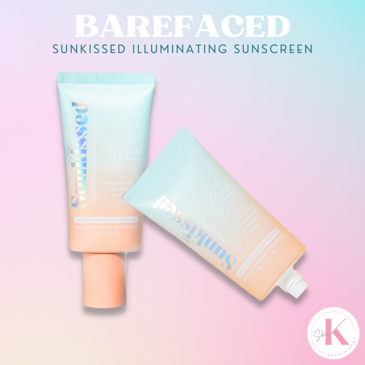 BAREFACED Sunkissed Illuminating Sunscreen | Lazada PH