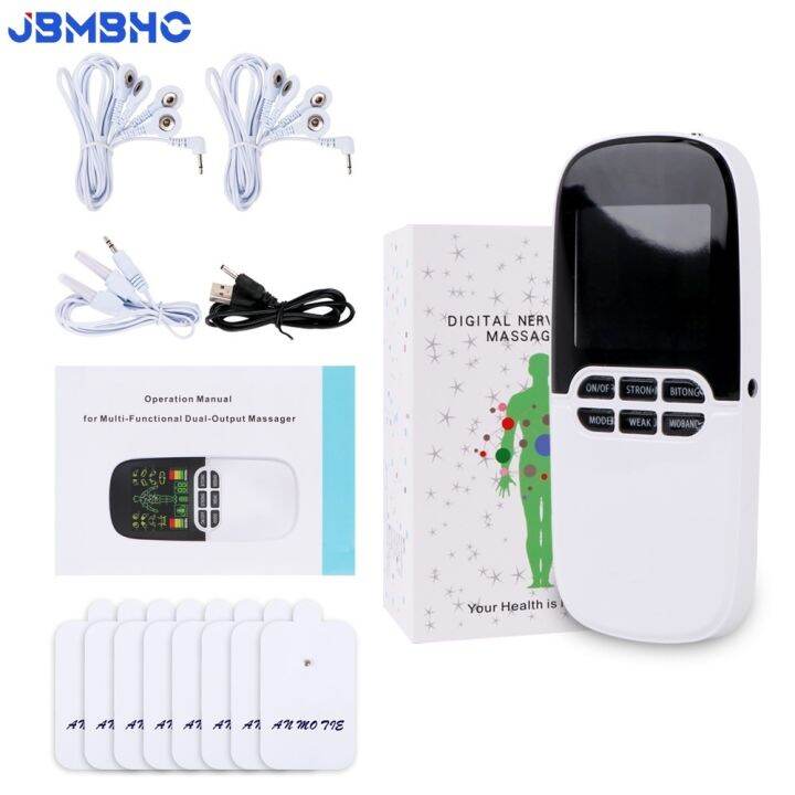 Body Massager USB Rechargeable TENS Machine Treatment Muscle Stimulator ...