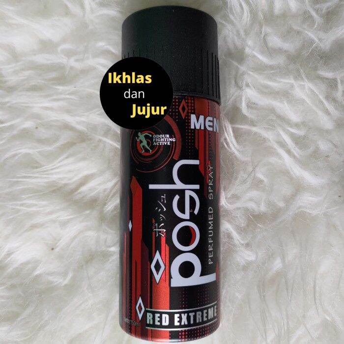 Posh Men Red Extreme Spray 150 ml Parfum Cologne Pria Merah | Lazada ...