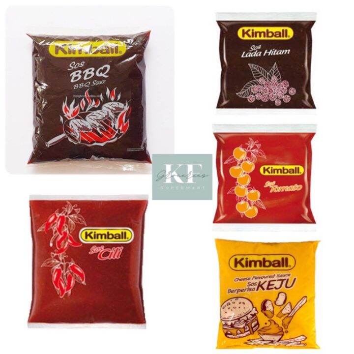 Kimball Sos Cili | Sos Tomato | Sos Lada Hitam | Chilli Sauce |Tomato ...