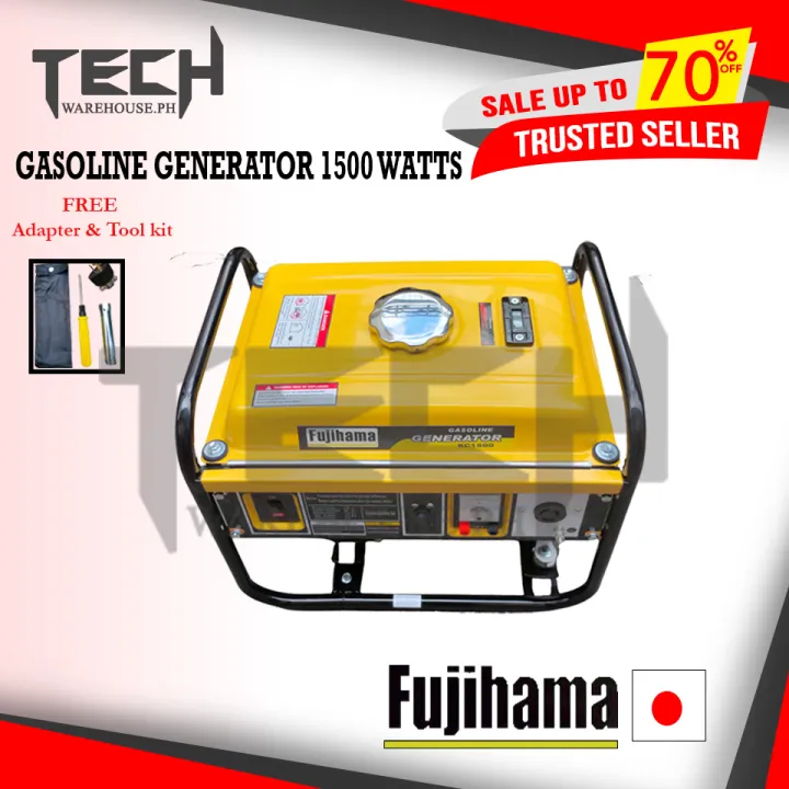 Fujihama Gasoline Generator 1500 Watts | Lazada PH