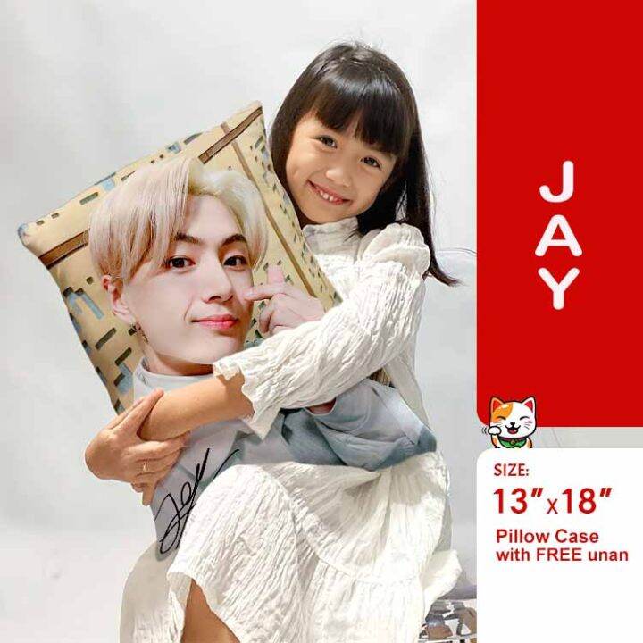 ENHYPEN JAY merch pillow big size 13x18 inches with FREE face mask ...