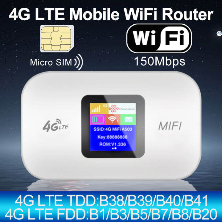 Portable Wireless Wifi 4G Lte Router 150m 3000mah Mini Modem Outdoor ...