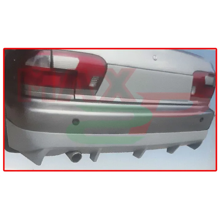 Proton Wira Saloon Bomex Style Rear Back Skirt Skirt Lower Lip Spoiler ...