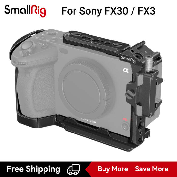 SmallRig Cage for Sony FX30 FX3 with HDMI Cable Clamp 1/4"-20 Threaded ...