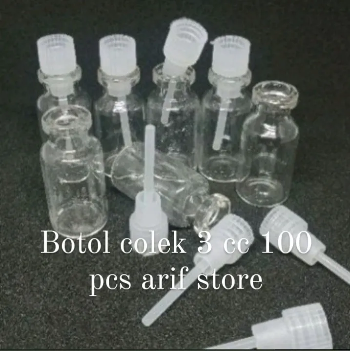 50 pcs botol tester parfum 3 ml lengkap tutup | Lazada Indonesia