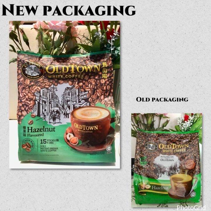 [Old Town] OldTown White Coffee - Hazelnut (15 sachets x 38g 570g per pack) From Malaysia ...