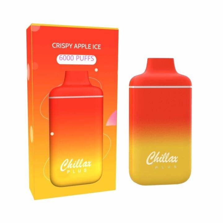 【BUY 5PCS at ₱299/PCS】Crispy Apple Chillax 6000 Puffs Original ...
